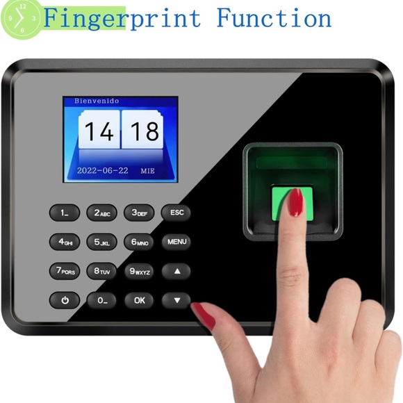 Office | Fingerprint Time Clock In Attendance Machine | Poshmark